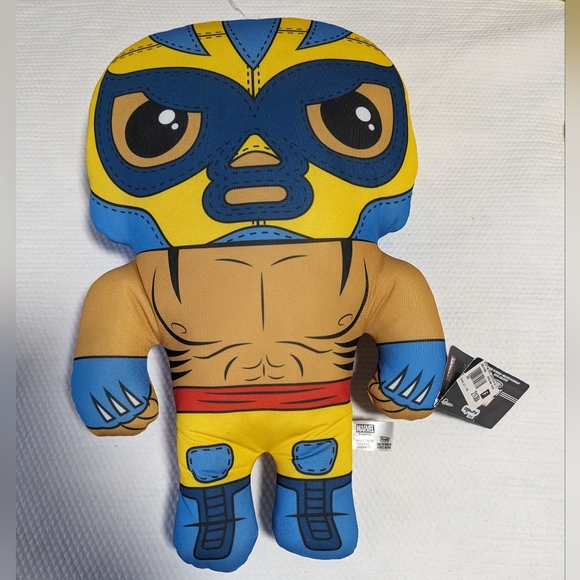 Marvel | Toys | Xmen Wolverine Lucha Libre 75 Plush Doll Stuffed Animal ...